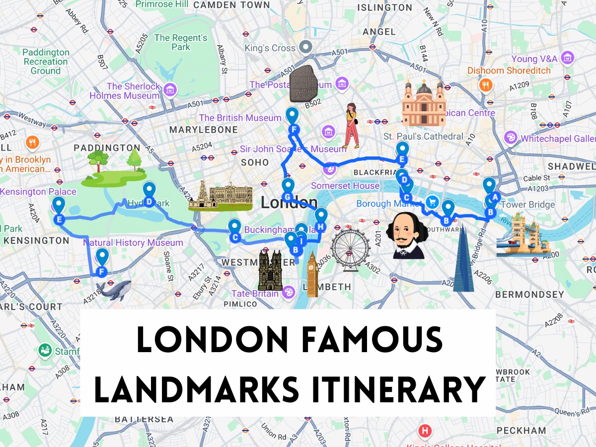 London Famous Landmarks Itinerary 🚶‍♂️🏰 - Let's Explore The UK