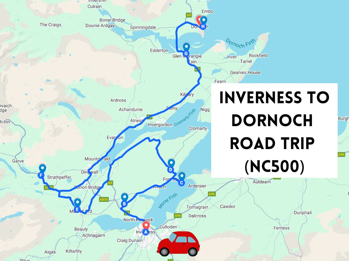 Inverness to Dornoch Road Trip (NC500) 🚗🏞️🥃 - Let's Explore The UK